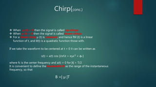 Chirp spread spectrum communication | PPTX