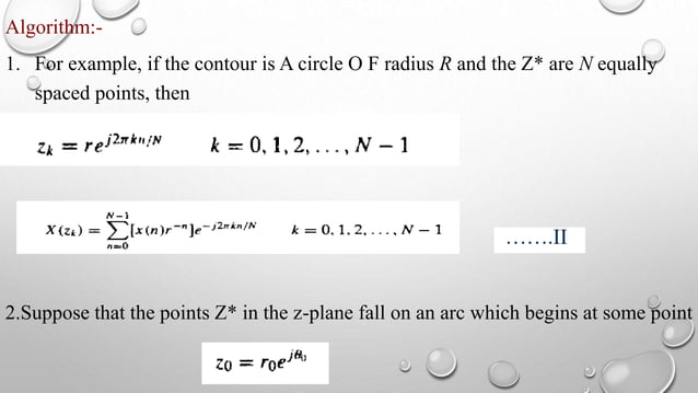 Chirp Z Algorithm 1 Pptx Physics Science 9014