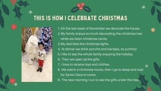 chirsmas presentacion ingles d e presentation | PDF