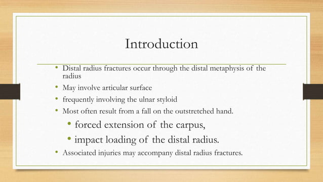 distal radius # ppt | PPTX | Death, Injury, or Military Conflict | Sensitive Topics