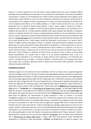 Chirurgia Generale Occlusione Intestinale Emorragie Digestive | DOC