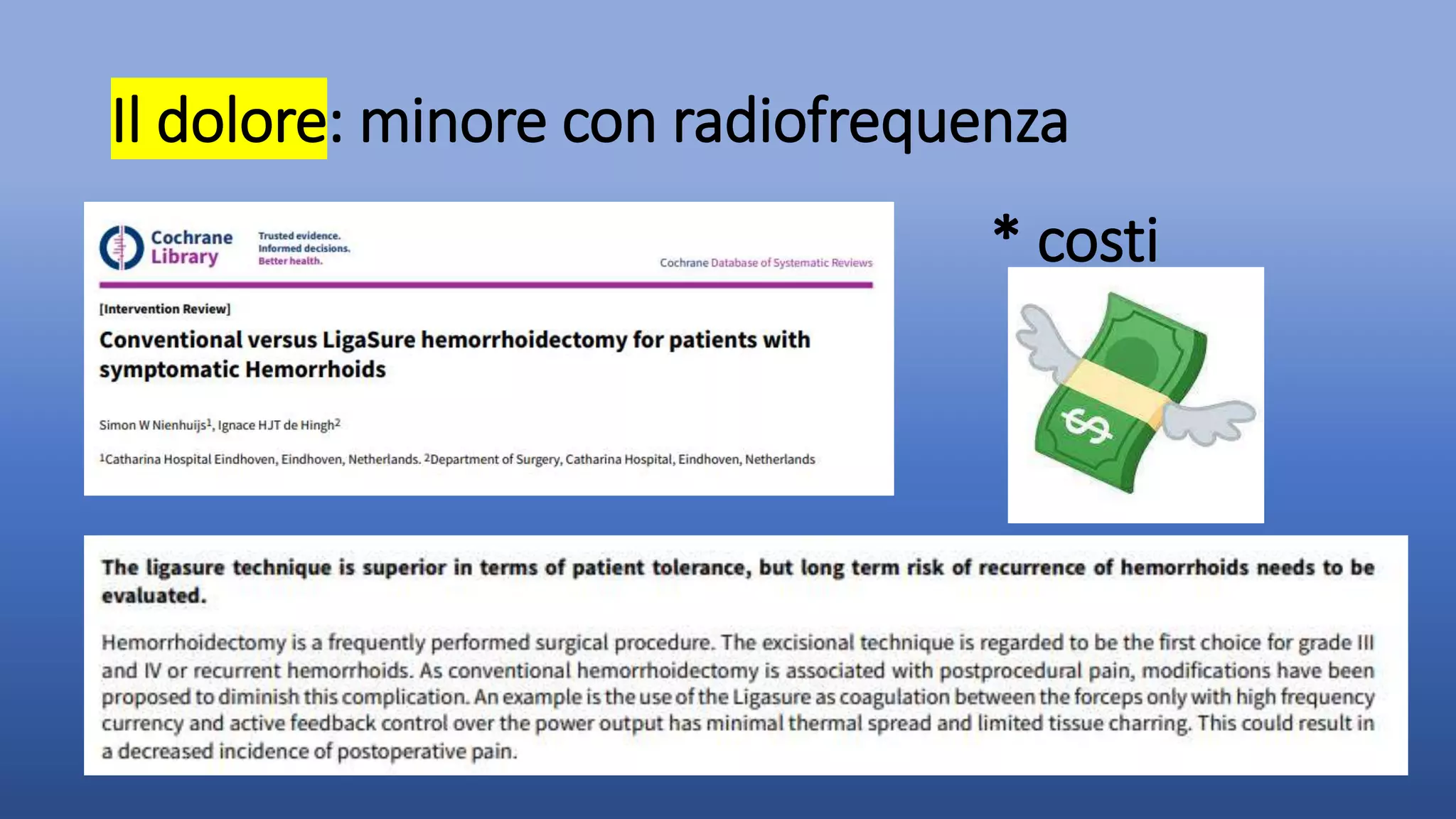 EMORROIDI:CHIRURGIA RESETTIVA (MILLIGAN MORGAN – FERGUSON –1.pptx