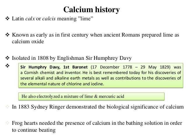 Calcium as a Regulatory and Signalling ion