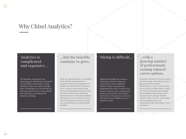 Chisel Analytics Overview | PPT