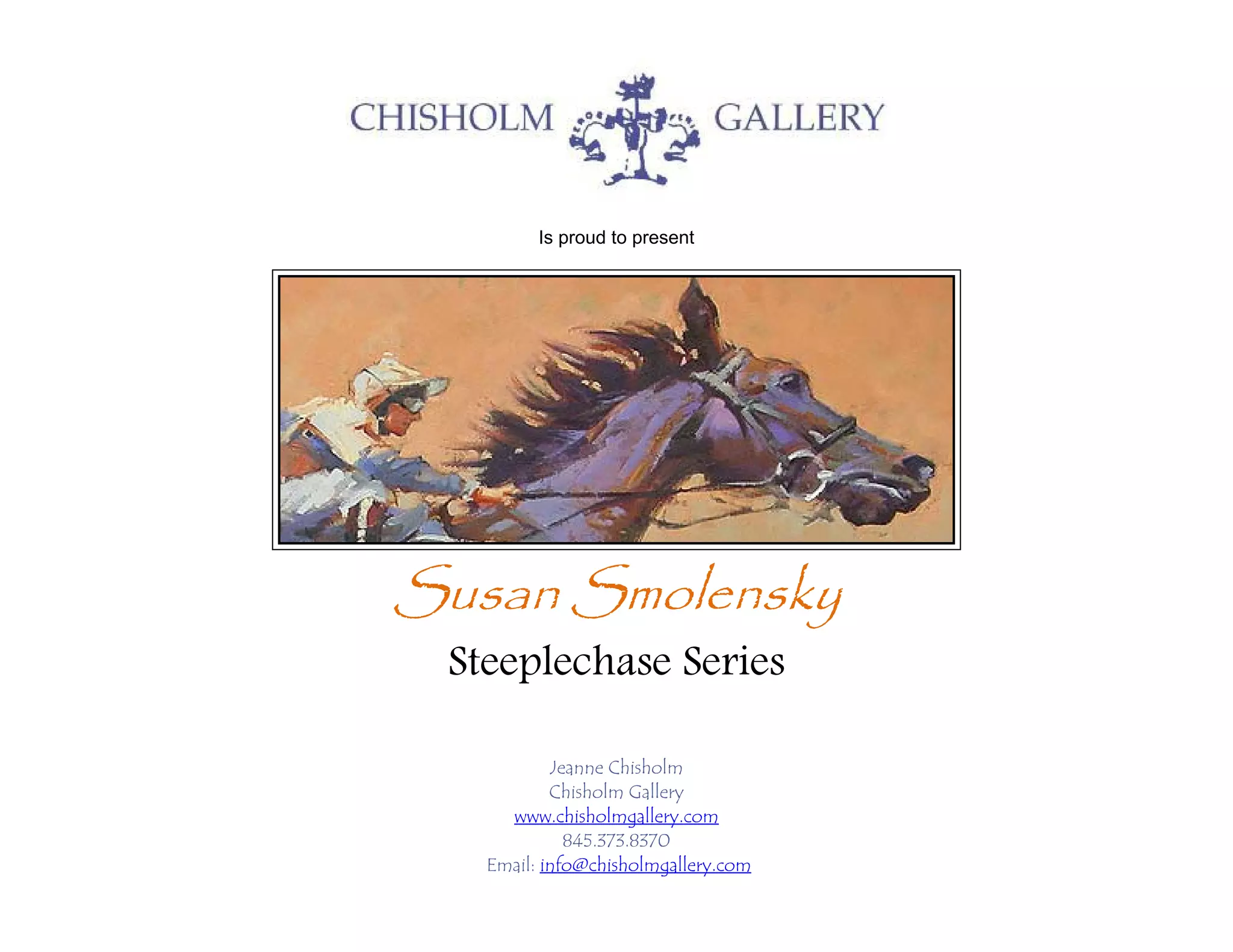 Chisholm Gallery/ Steeplechase Series 2 | PDF