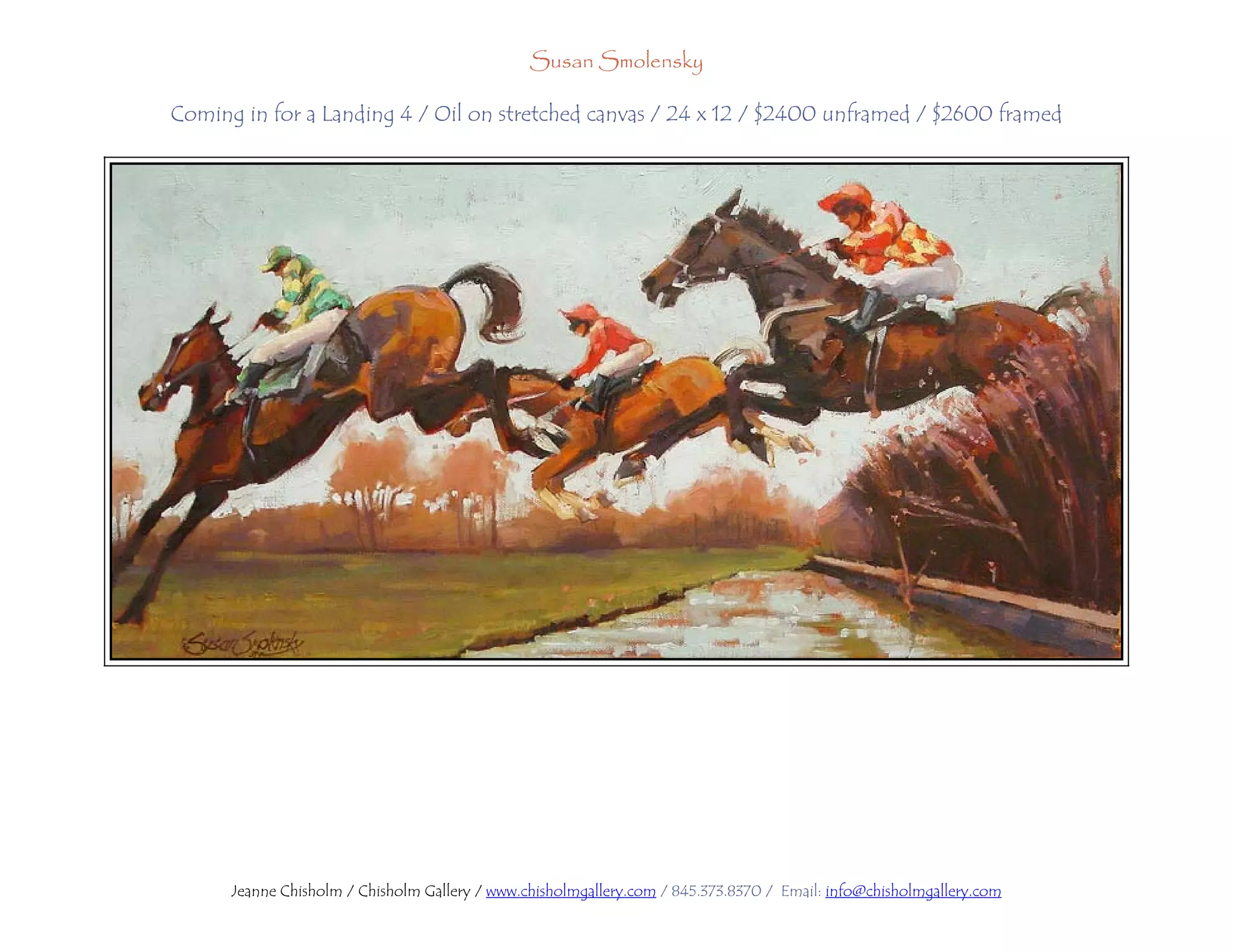 Chisholm Gallery/ Steeplechase Series 2 | PDF