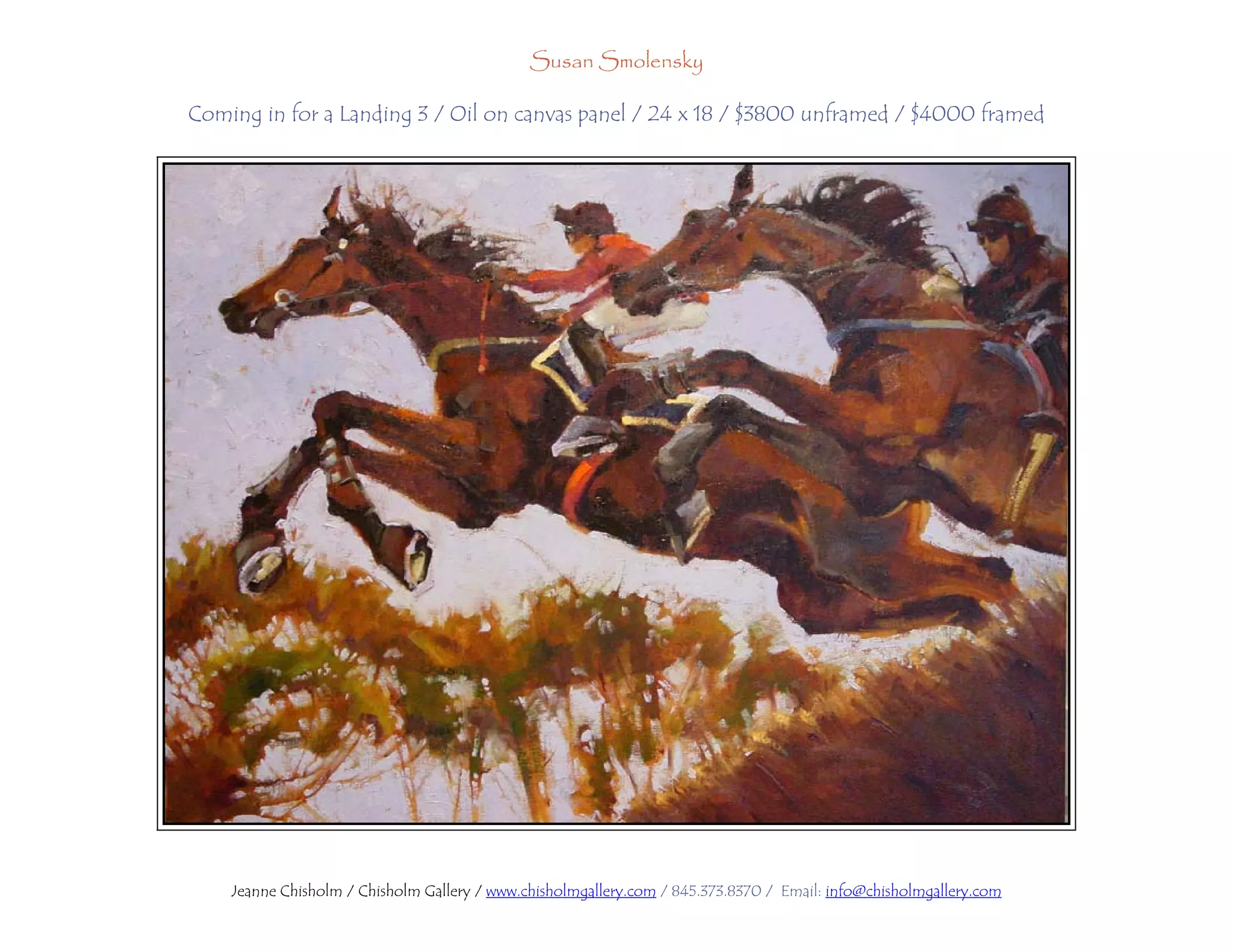 Chisholm Gallery/ Steeplechase Series 2 | PDF