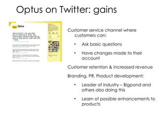 Gains from Twitter in Business | PPT
