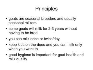 Chisholm organic dairy goat | PDF