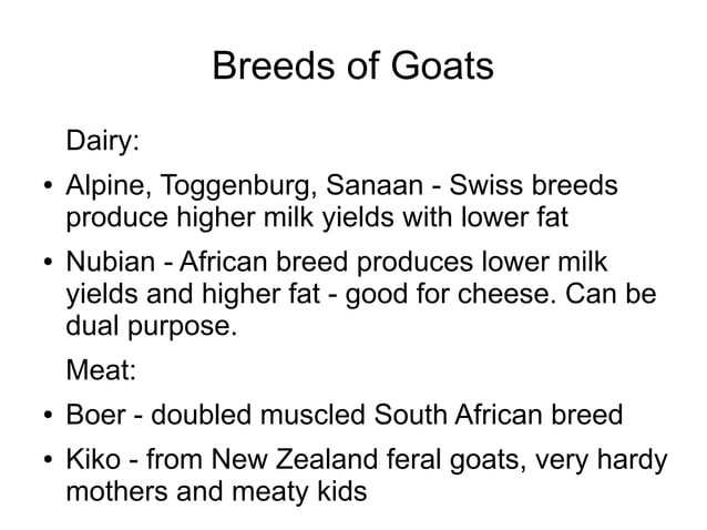 Chisholm organic dairy goat | PDF