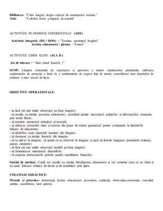 Proiect toamna - Pârvu Eugenia Dana | DOC