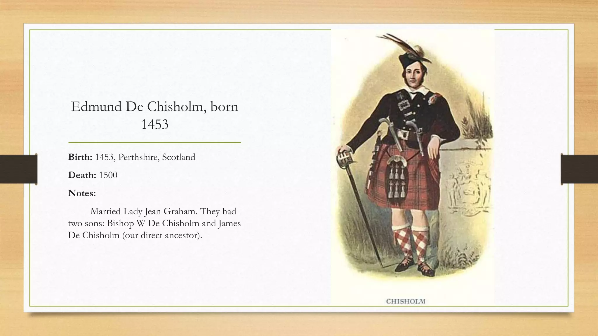 Chism family Paternal line | PPTX