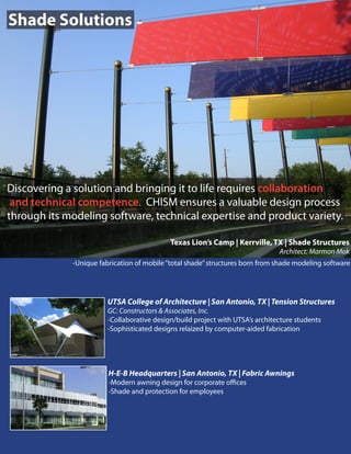 Chism San Antonio-Awnings-Canopies-Structures | PDF | Landscaping ...