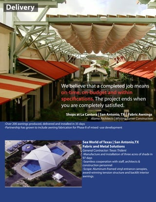 Chism San Antonio-Awnings-Canopies-Structures | PDF | Landscaping | Home & Garden