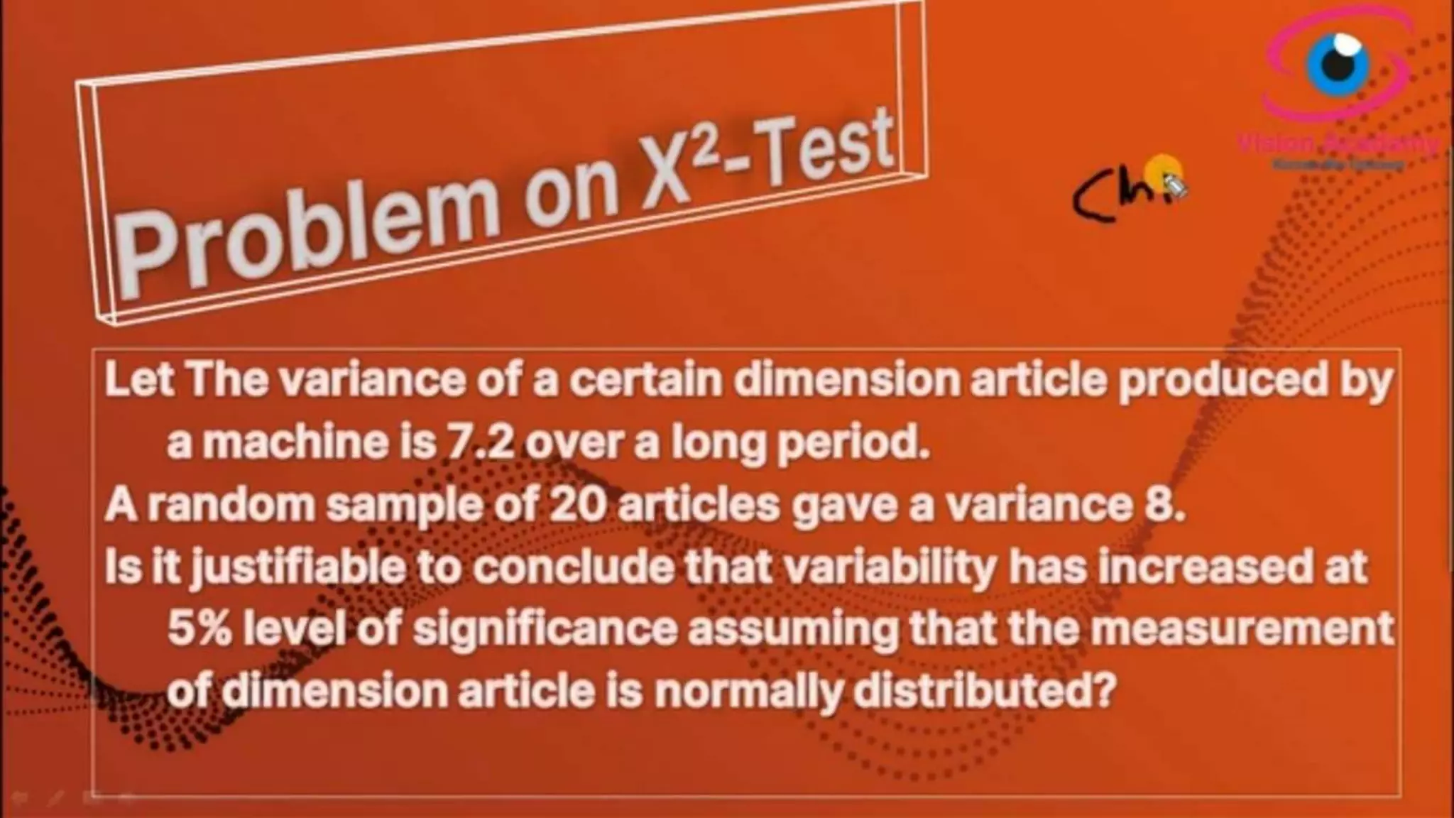 Chi Square Test When Sample Variance Known | PPT