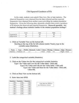 Chi square and SPSS | PDF