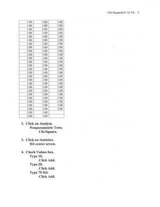 Chi square and SPSS | PDF