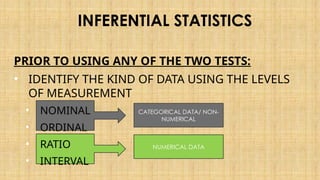 Chi Squared Test - Non Parametric Test** | PPTX