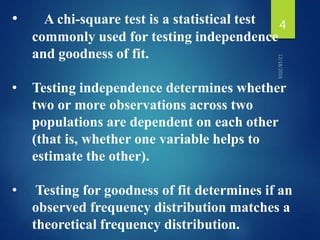 Chisquare Test | PPTX