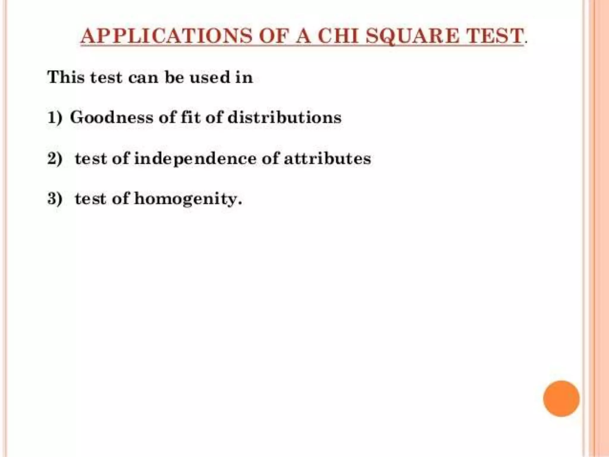 Chi square ppt | PPT