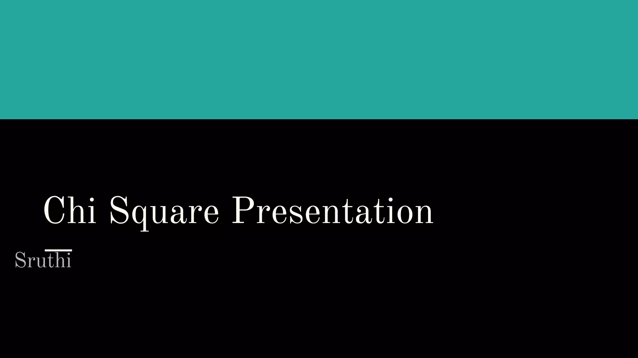 Chi square presentation | PDF