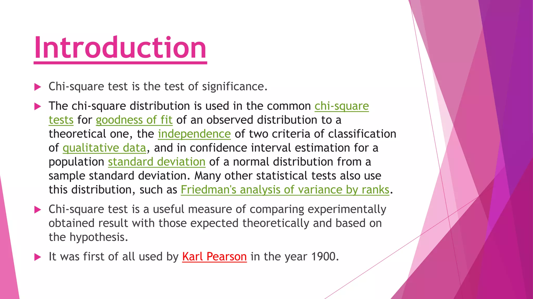 Chi square test | PPT
