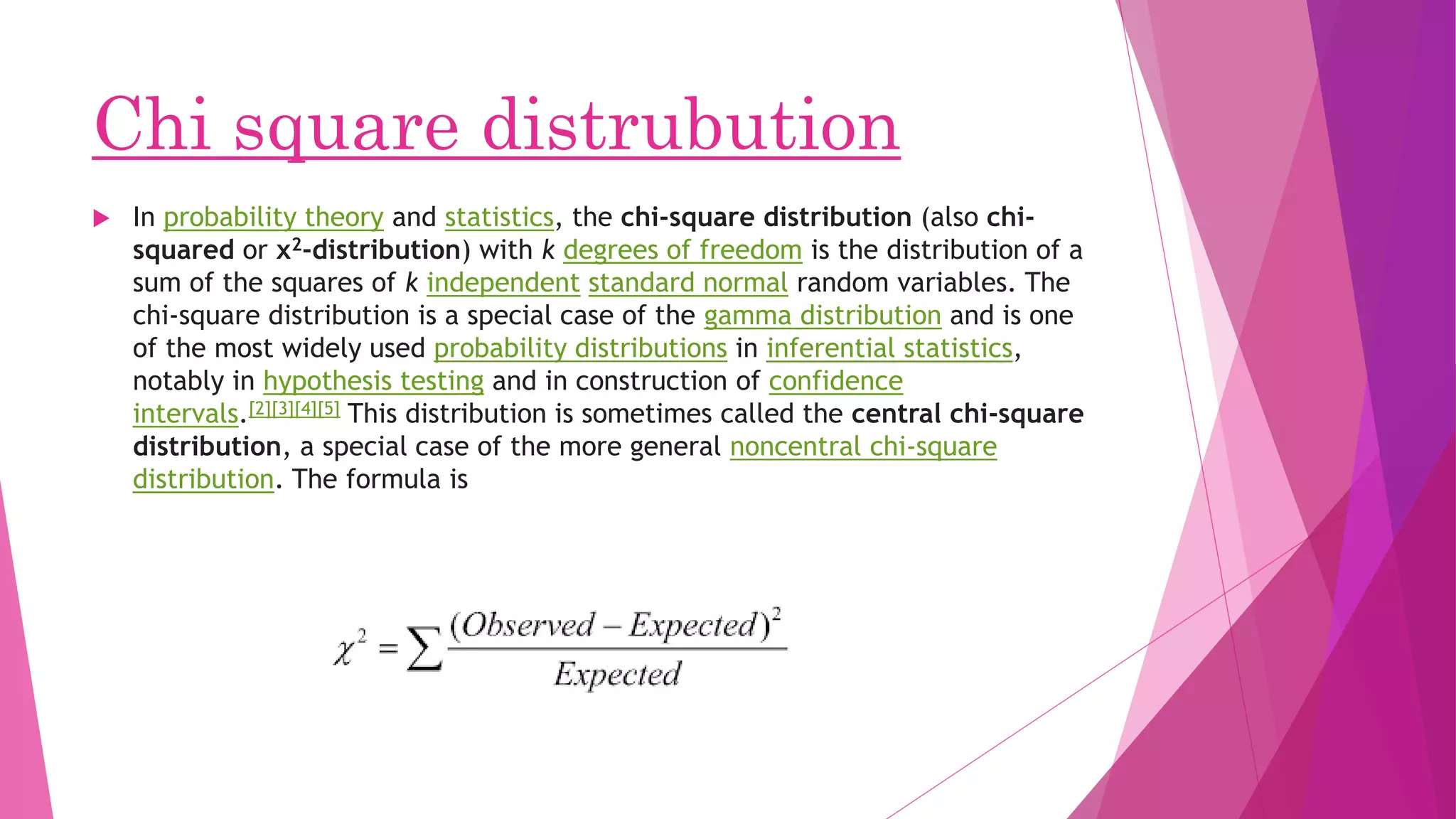 Chi square test | PPT