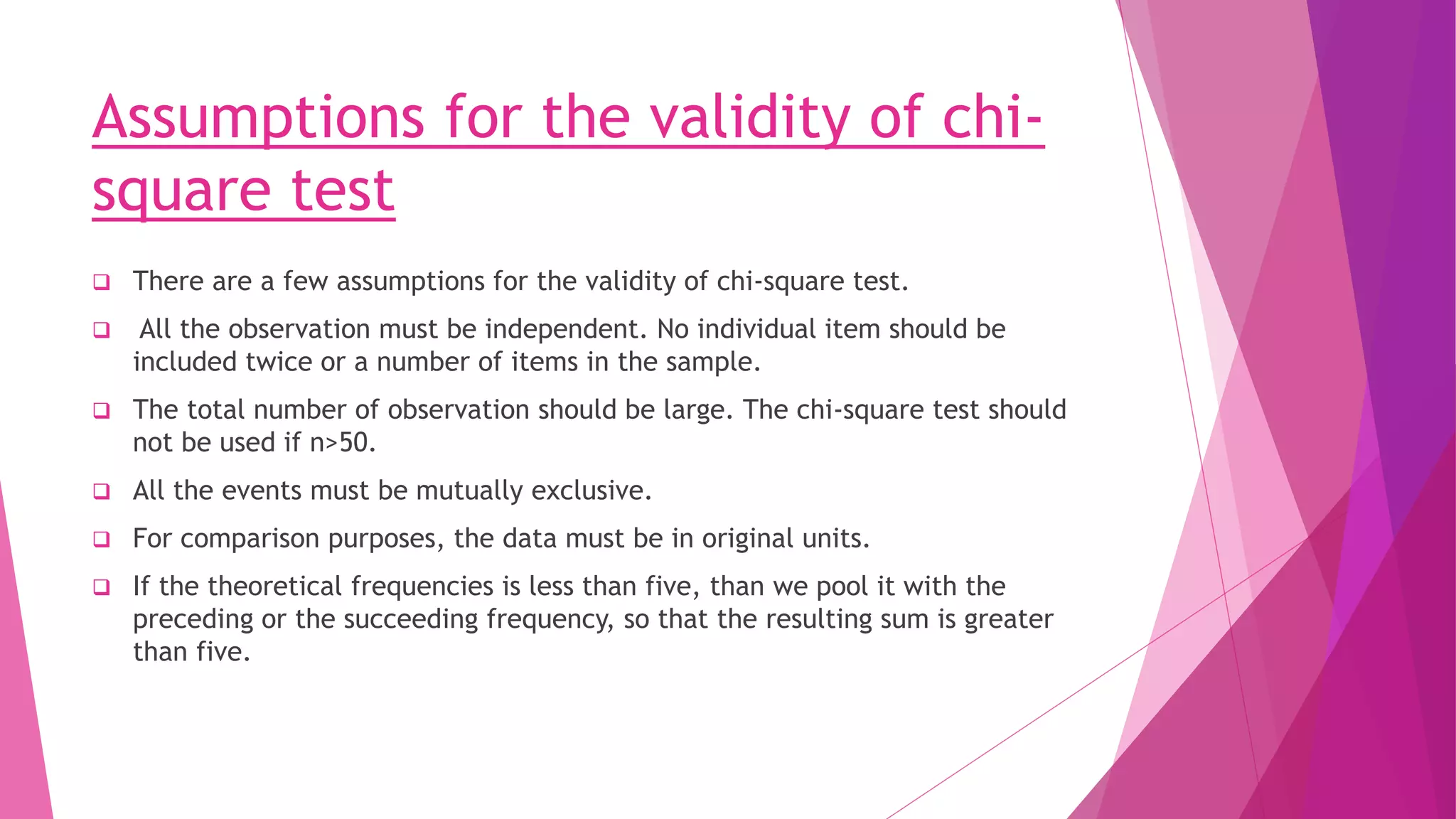 Chi square test | PPT