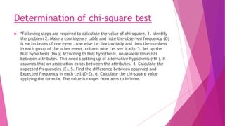 Chi square test | PPT