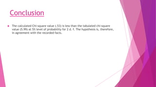 Chi square test | PPT