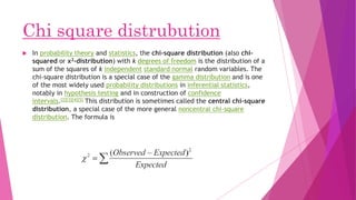 Chi square test | PPT