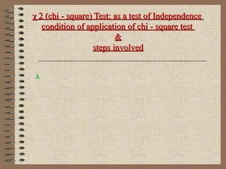 Chi square test final presentation | PPT