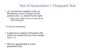 Chisquare Test of Association.pdf in biostatistics | PDF