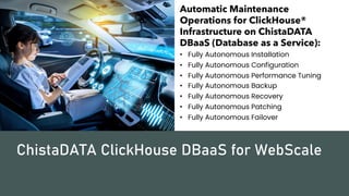 ChistaDATA Real-Time DATA Analytics Infrastructure | PPT