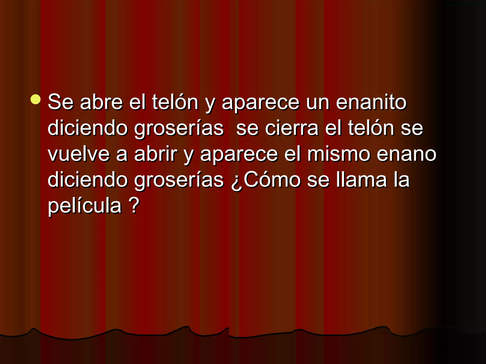 Chistes de se abre el telon | PPT