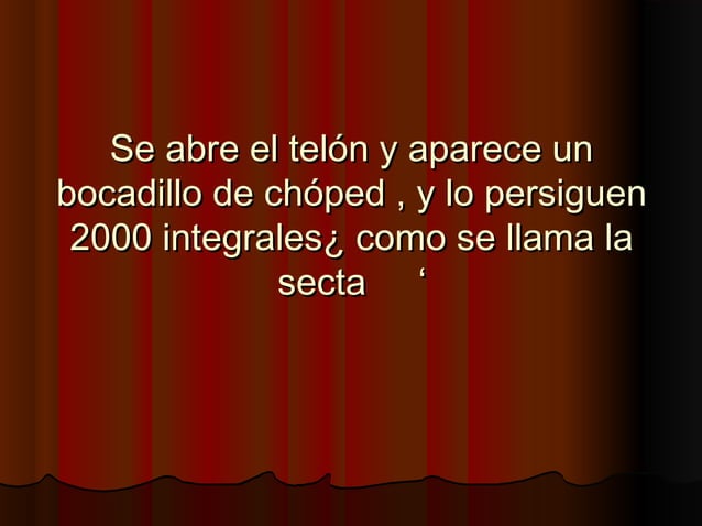 Chistes de se abre el telon | PPT