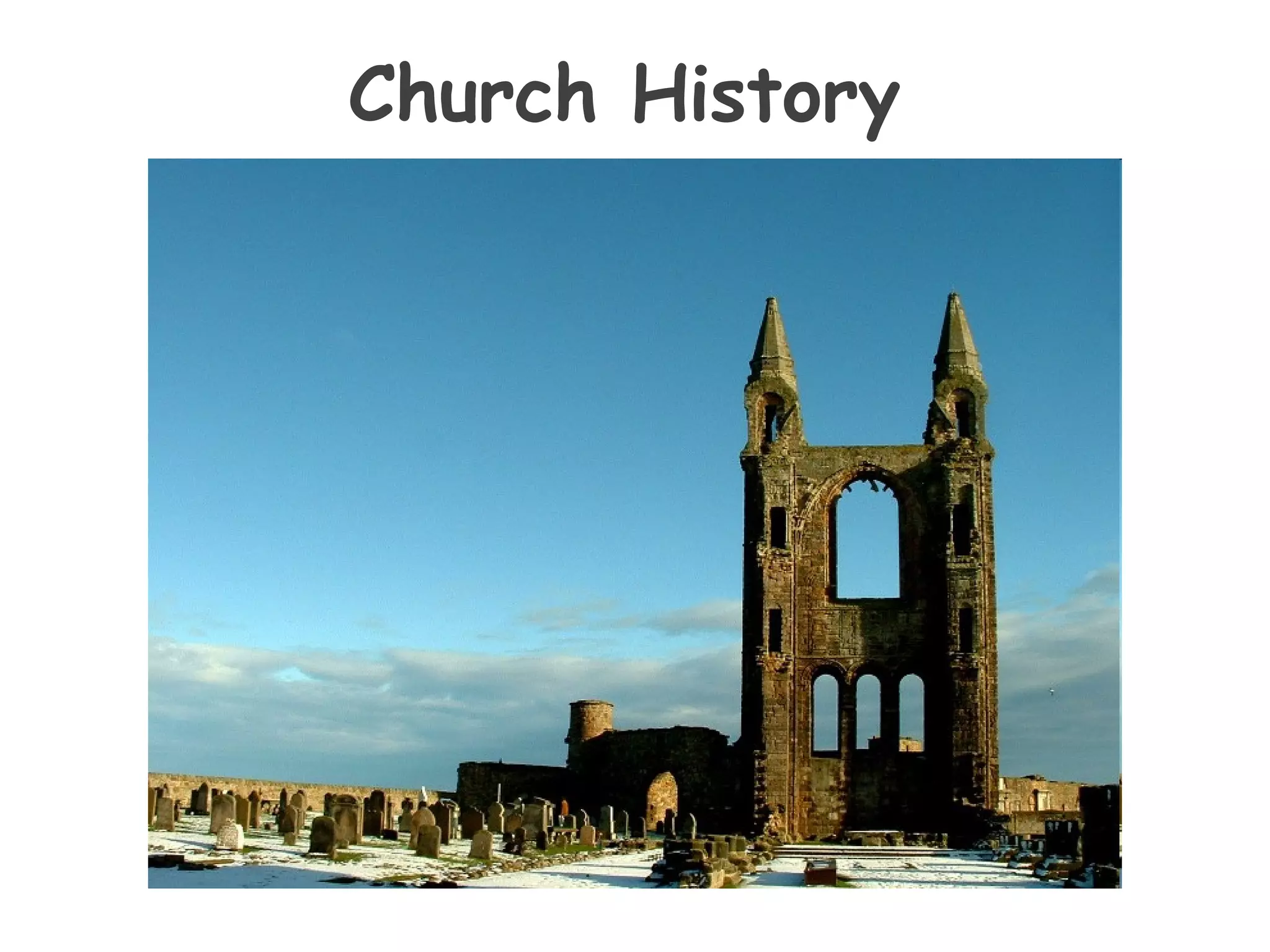 Church History Powerpoint | PPT