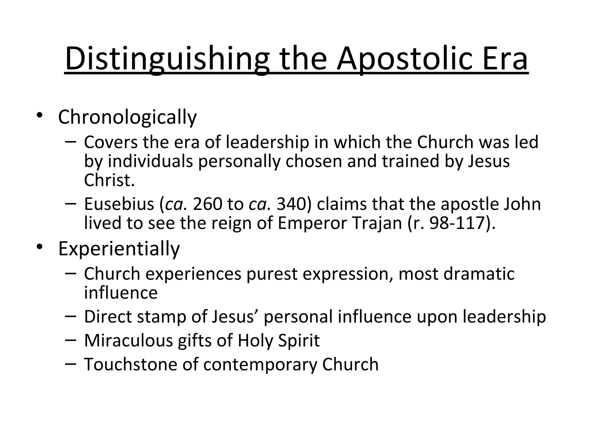 Church History Powerpoint | PPT