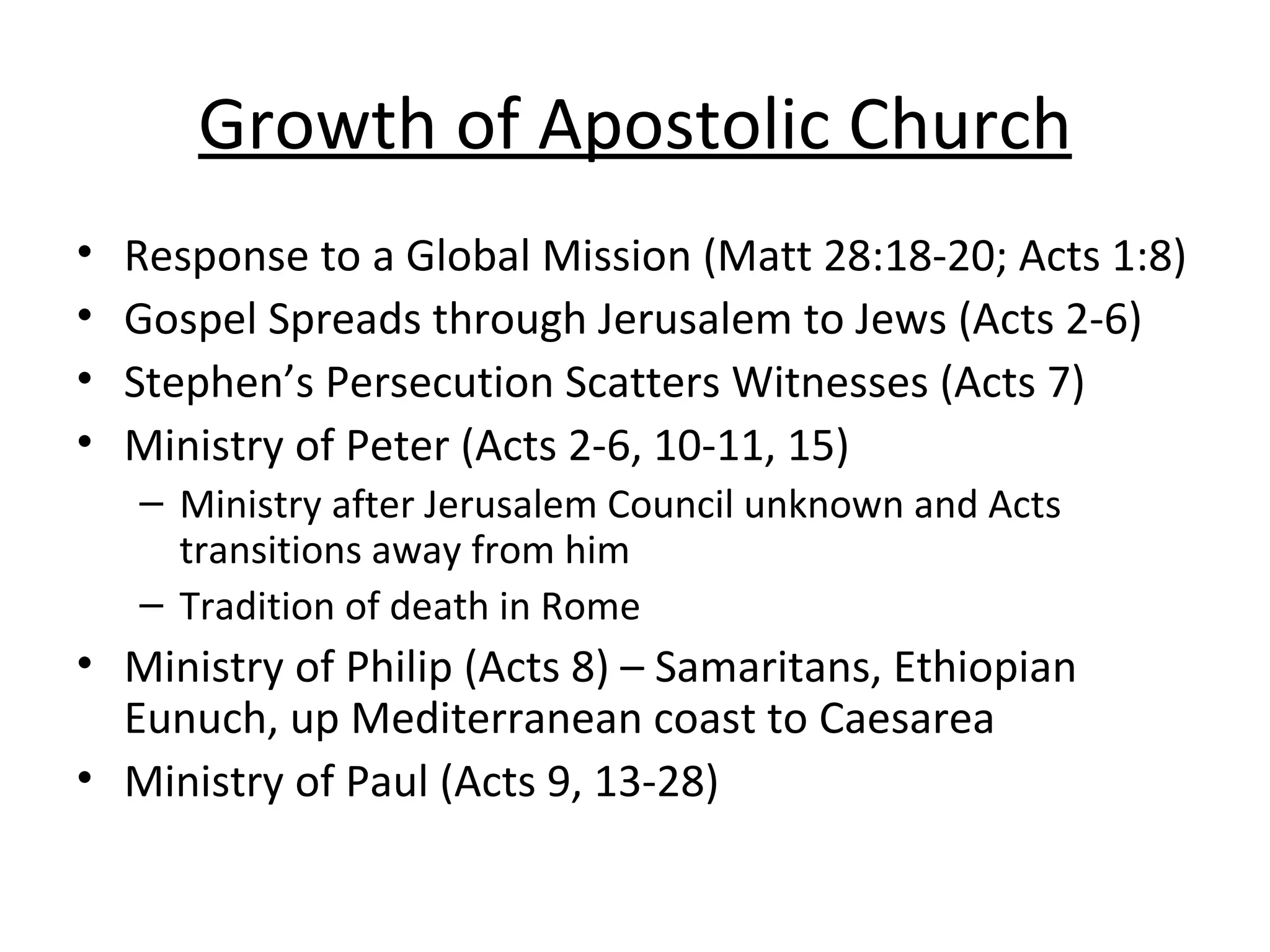 Church History Powerpoint | PPT