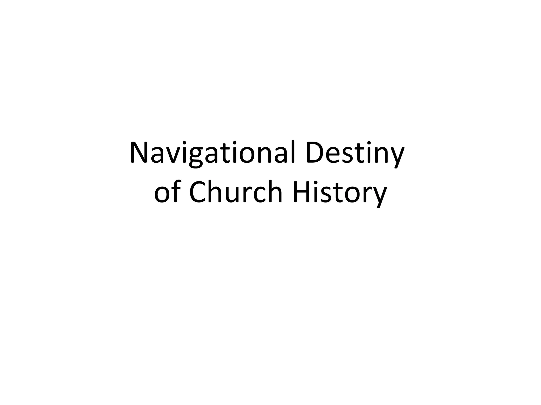 Church History Powerpoint | PPT