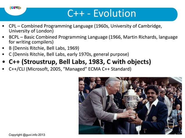 C++ history session 00 history | PPT