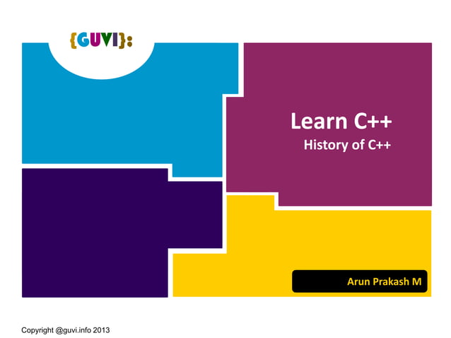 C++ history session 00 history | PPT