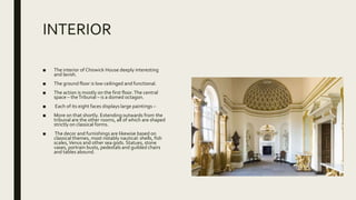 Chiswick house | PPTX