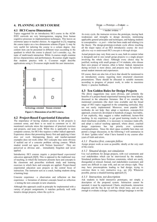 Teaching HCI to Undergraduate Computing Students: the Quest for the ...