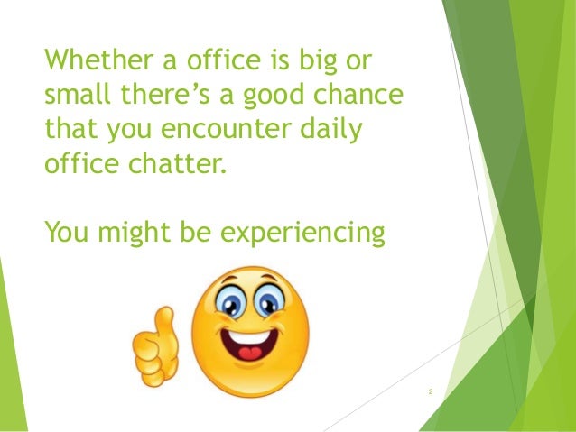 Chit Chat at office