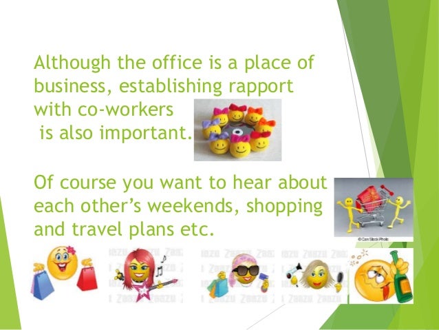 Chit Chat at office