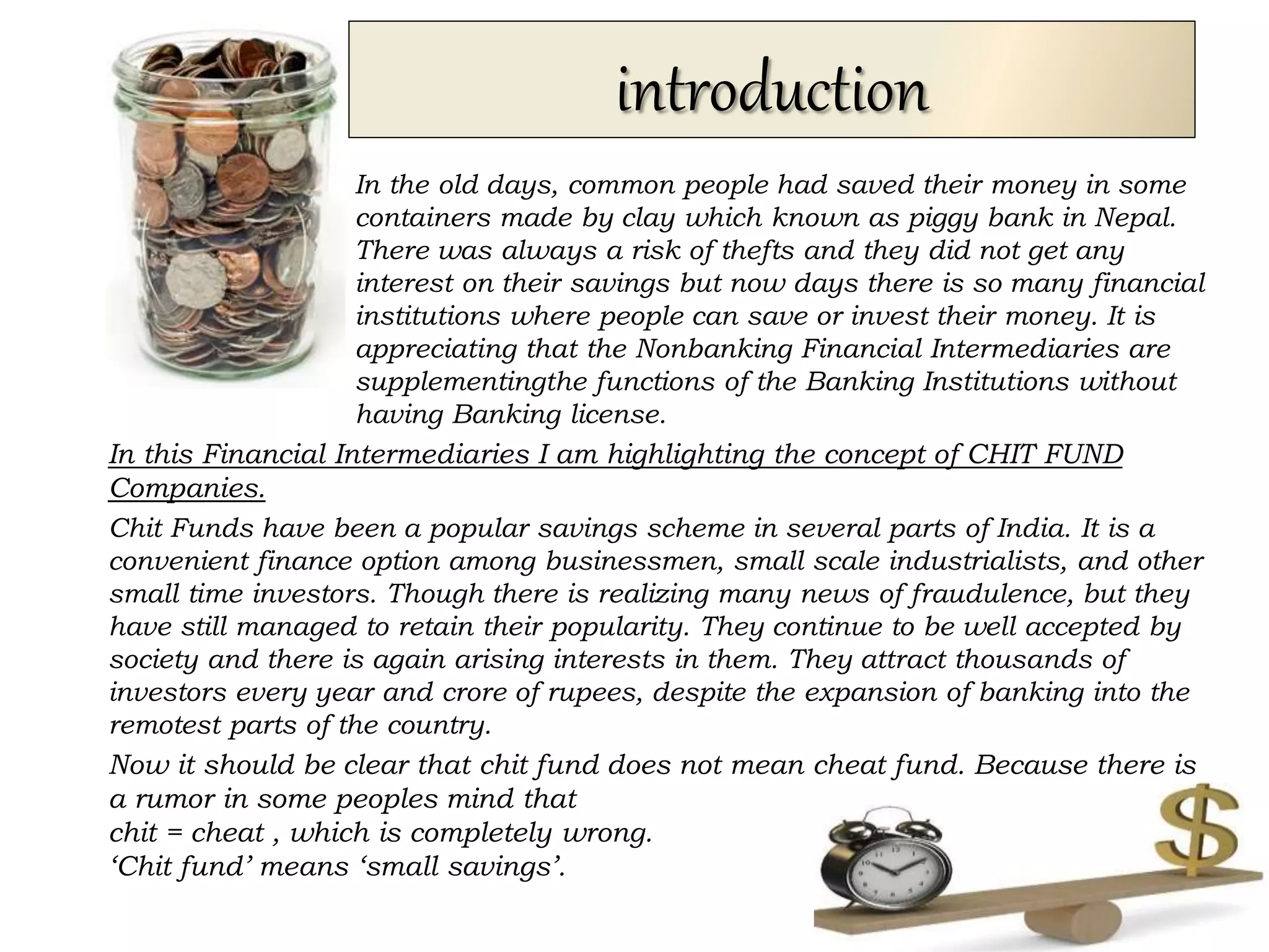 Chit fund ppt | PPTX