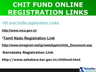 Chit fund registration, legal procedure chit fund, chit fund company ...