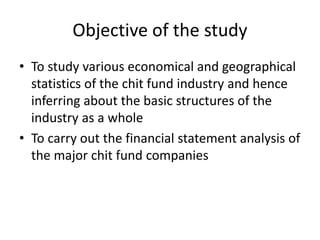 Chit funds | PPTX