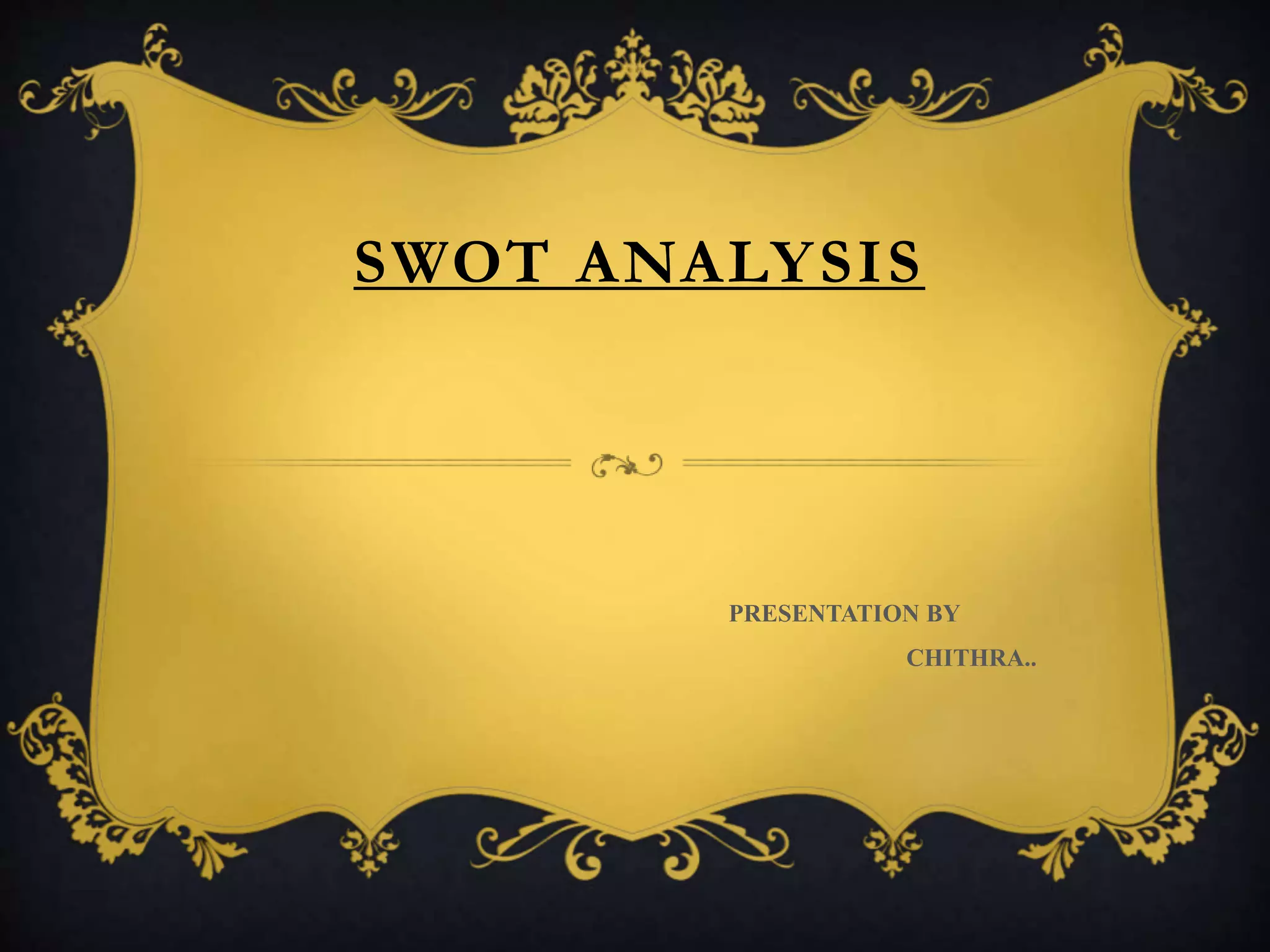 Swot Analysis Ppt
